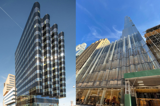 Super Spacer: - Flexible spacer system for spectacular glass wave facades